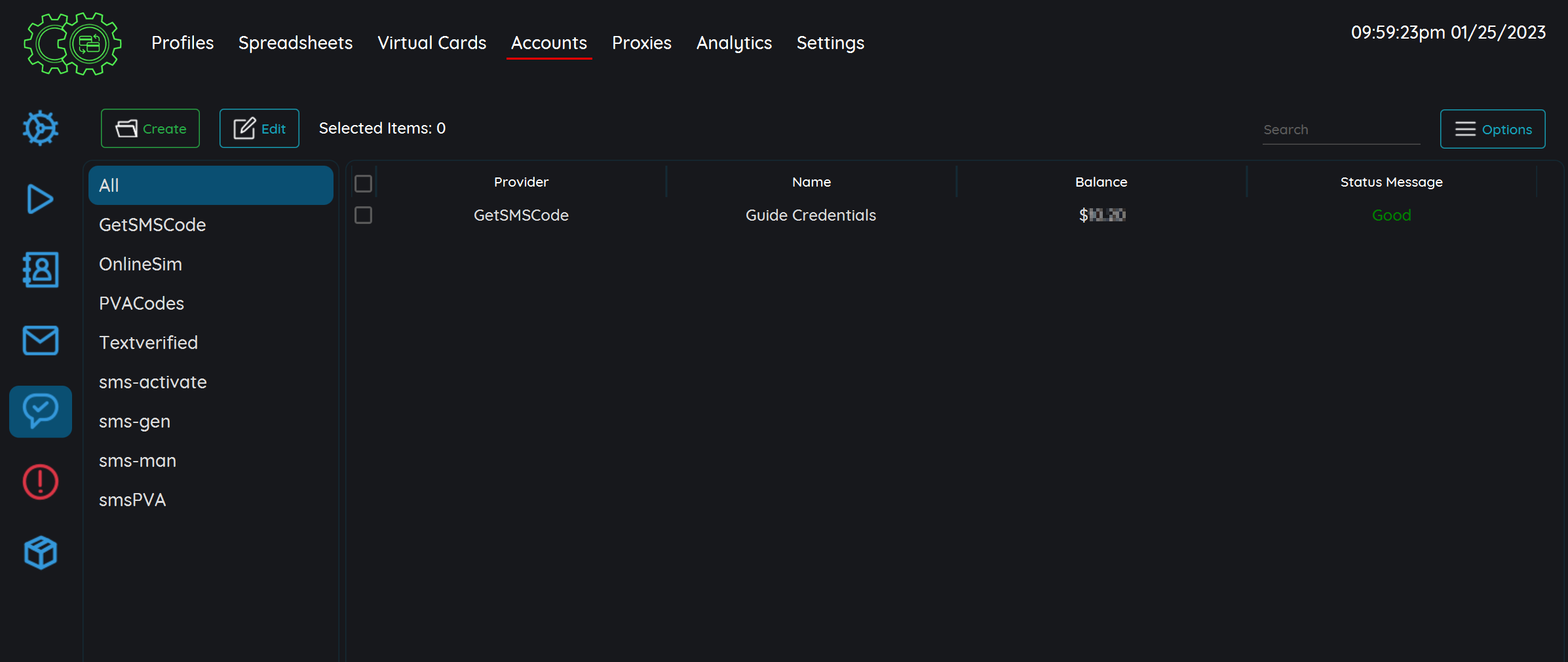 Profile Builder - Accounts - SMS Provider Setup Guide – AYCD