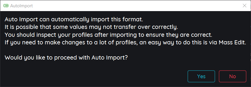 Profile Builder - Profiles - Create / Generate / Import / Export ...