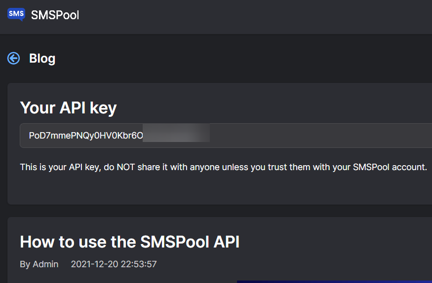 Profile Builder - Accounts - SMS Provider Setup Guide – AYCD