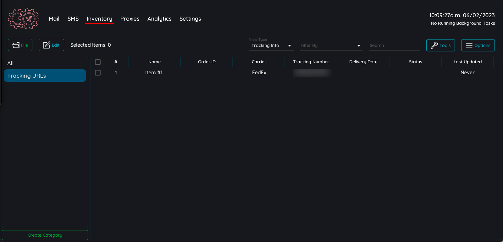 Inbox - Inventory - Tools - Convert Tracking URLs – AYCD