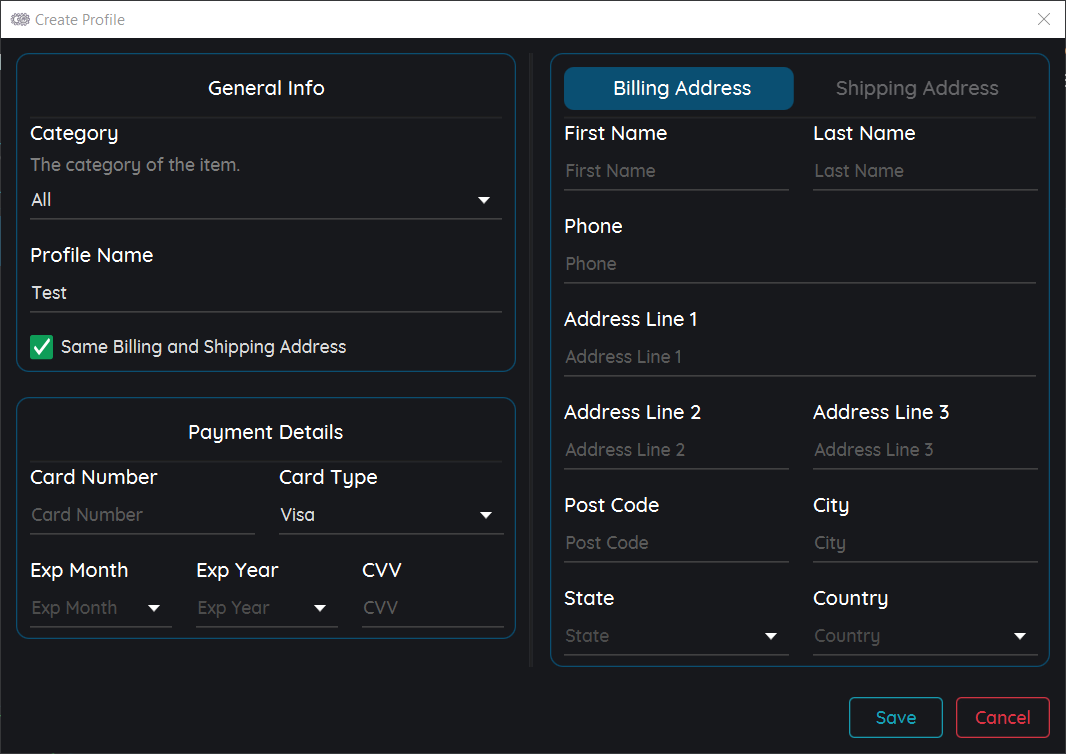 TabSentry - Profiles - Create / Import / Export – AYCD