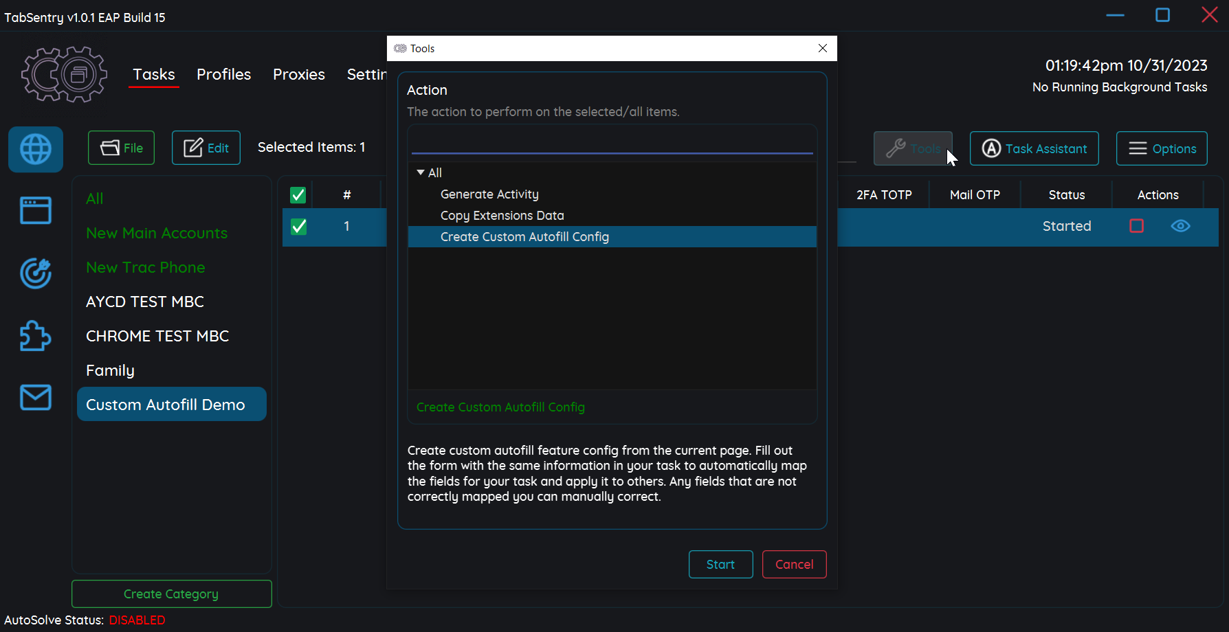 TabSentry - Features - Configs - Custom Autofill – AYCD