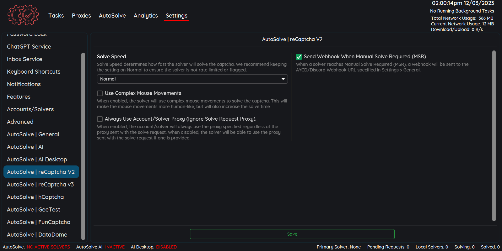 OneClick - Settings – AYCD