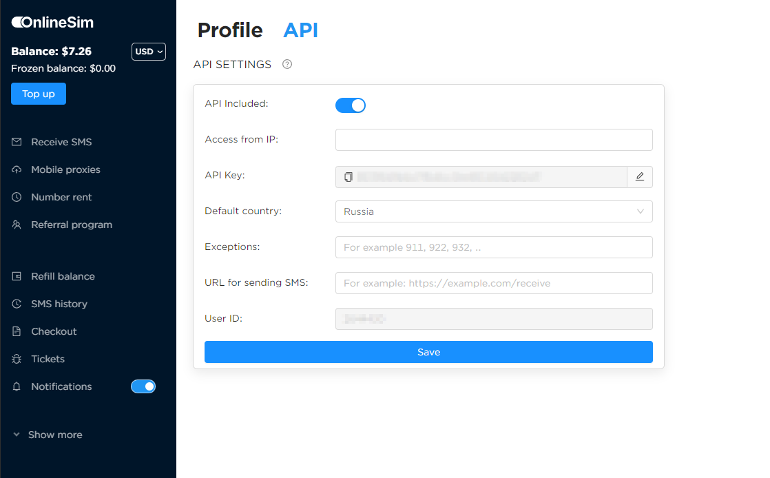Profile Builder - Accounts - SMS Provider Setup Guide – AYCD