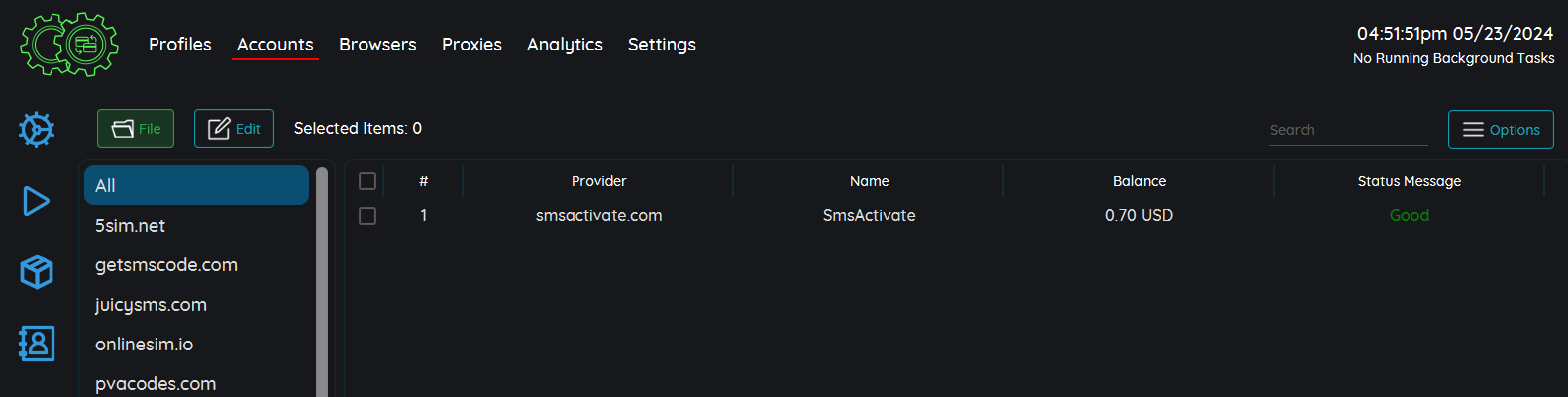 Profile Builder - Accounts - SMS Provider Setup Guide – AYCD