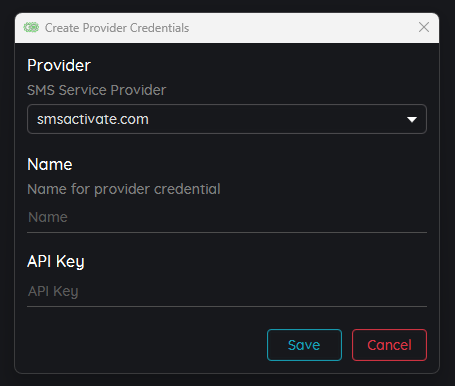 Profile Builder - Accounts - SMS Provider Setup Guide – AYCD