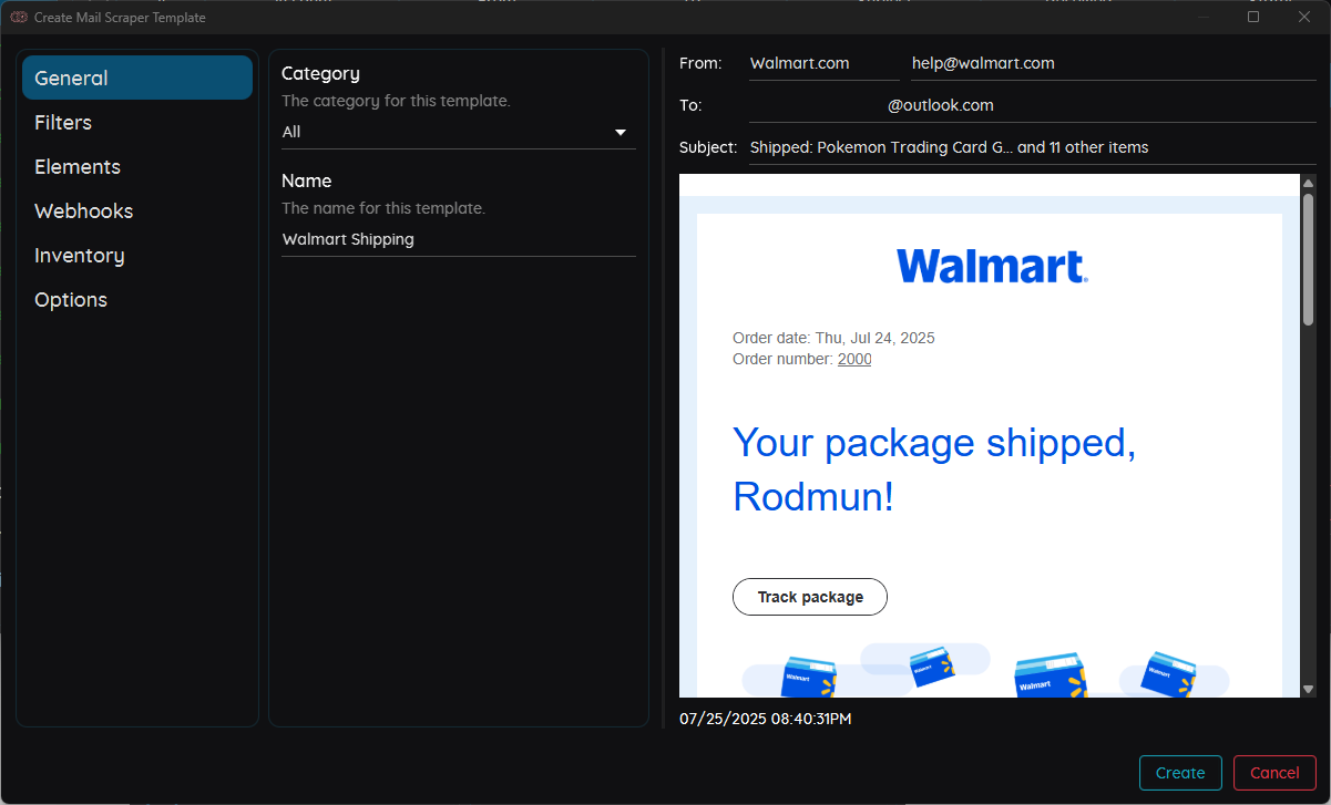 Inbox - Mail - Emails - Tools - Create AI Scraper / Mail Scraper Template – AYCD