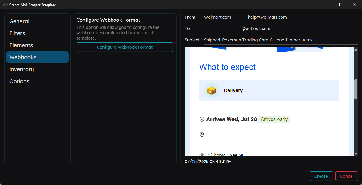 Inbox - Mail - Emails - Tools - Create AI Scraper / Mail Scraper Template – AYCD